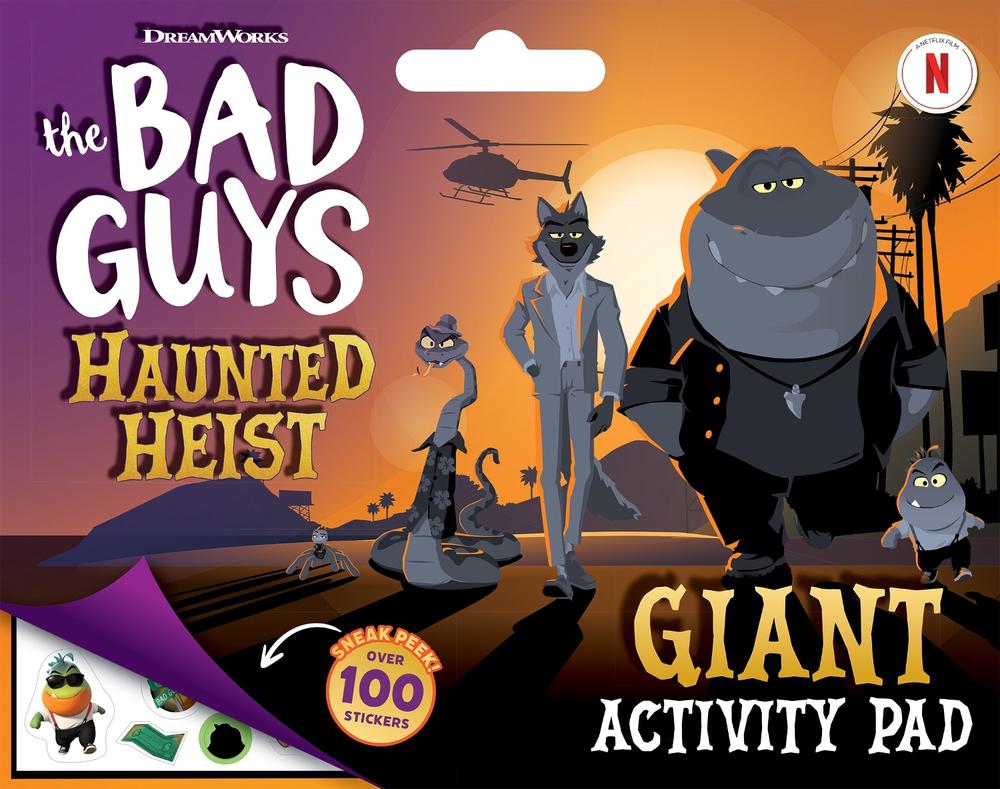 The Bad Guys: Haunted Heist: Giant Activity Pad (DreamWorks), Paperback ...