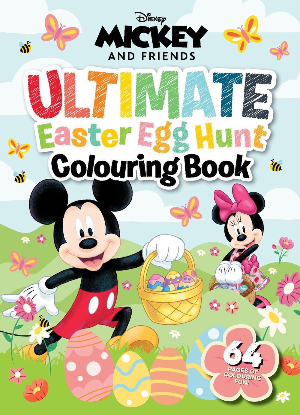 Mickey and Friends: Ultimate Easter Egg Hunt Colouring Book (Disney ...