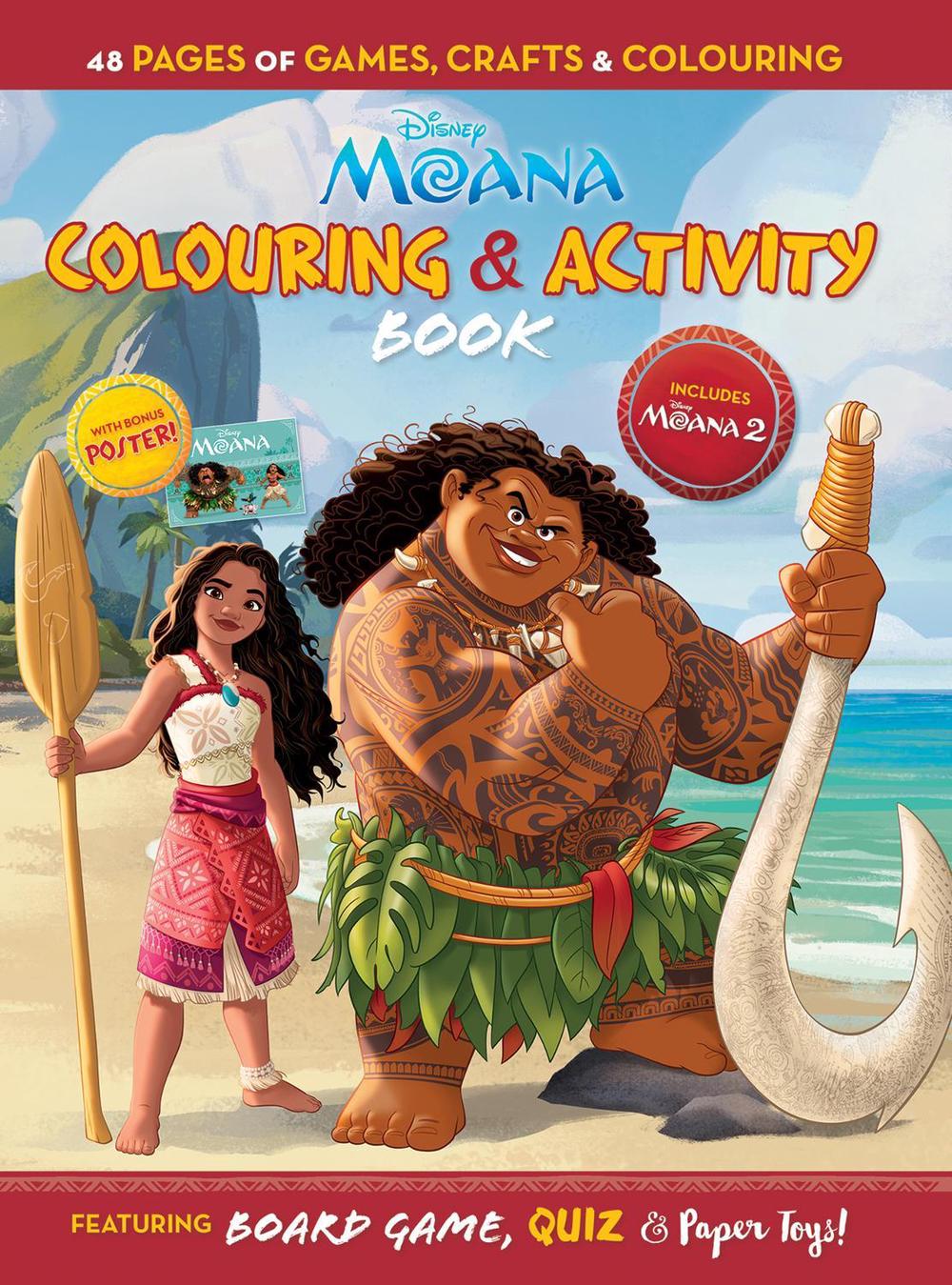 Moana 2: Colouring and Activity Book (Disney), Paperback, 9781761644139 ...