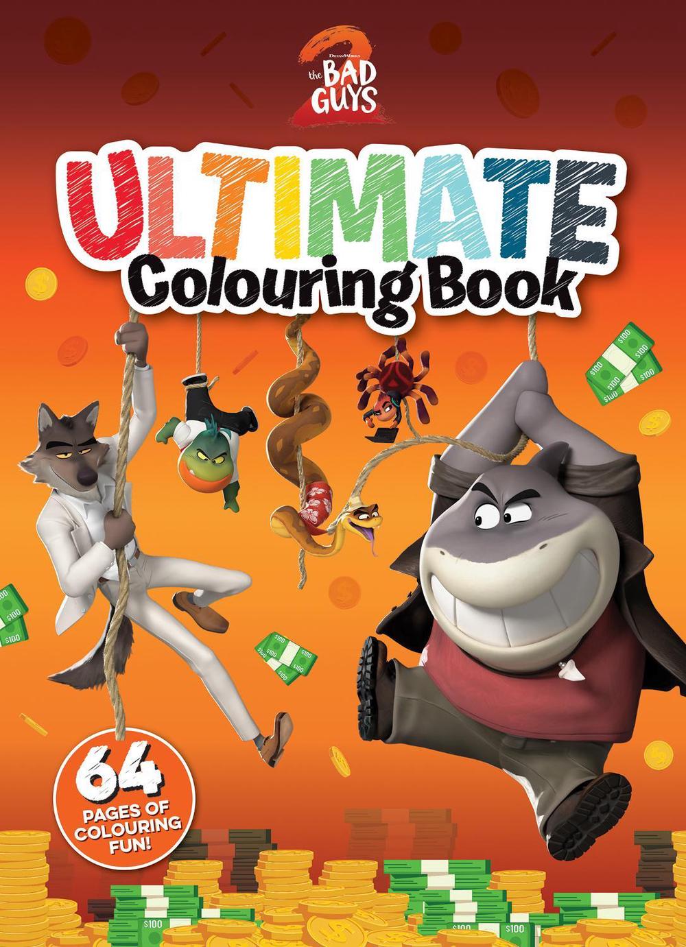 The Bad Guys 2: Ultimate Colouring Book (DreamWorks), Paperback ...