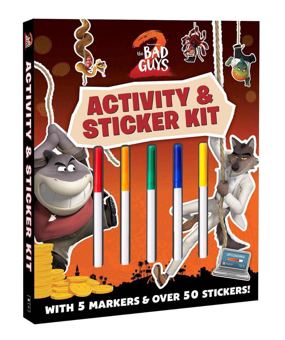 The Bad Guys 2: Activity and Sticker Kit (DreamWorks), Hardcover ...