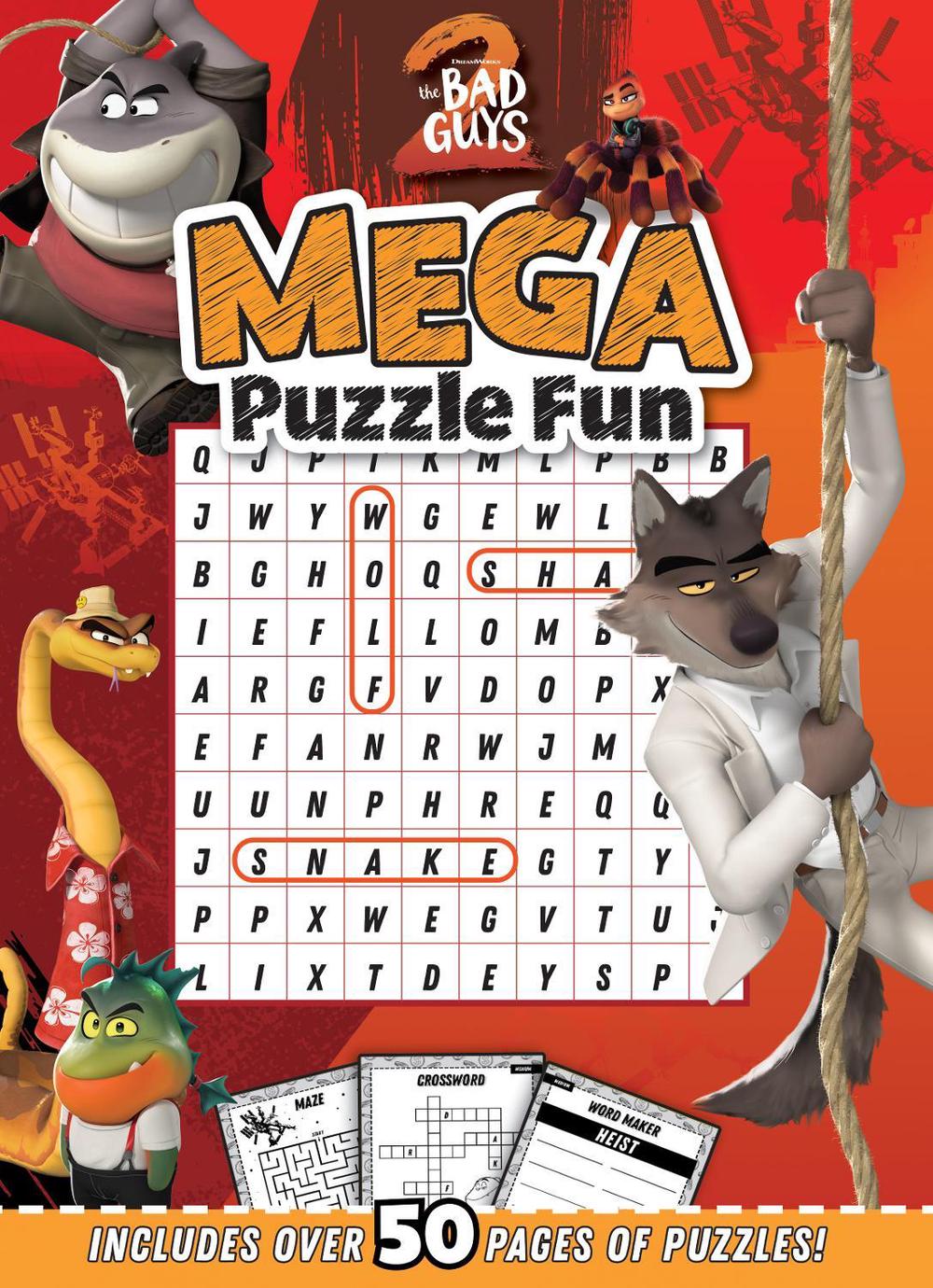 The Bad Guys 2: Mega Puzzle Fun (DreamWorks), Paperback, 9781761645228 ...