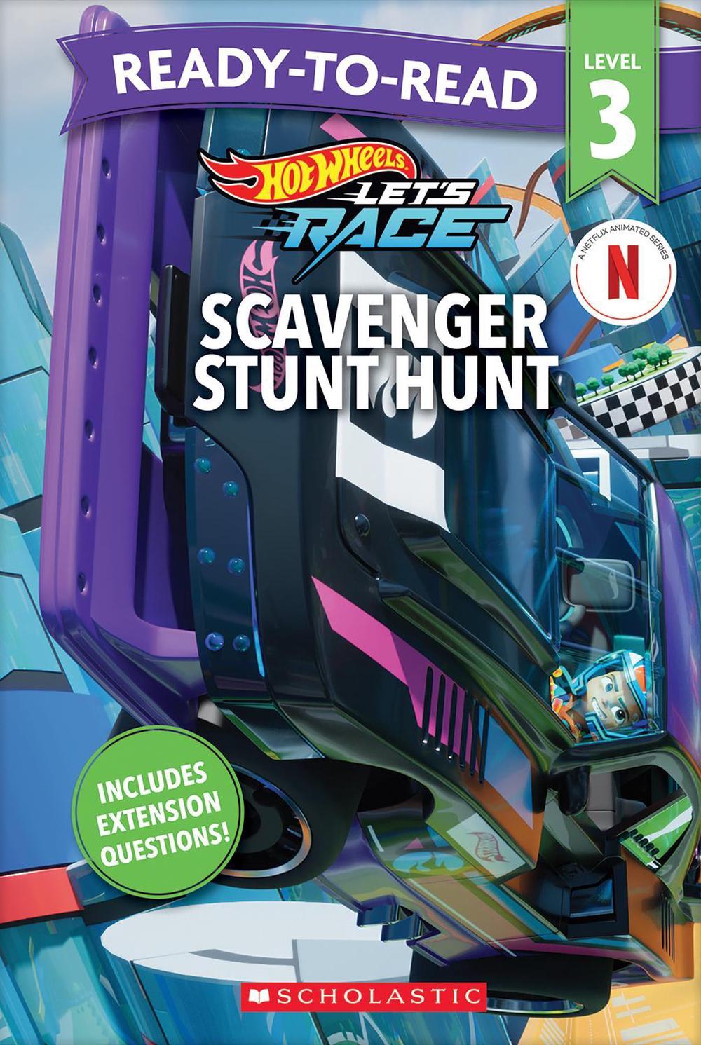 Hot Wheels: Scavenger Stunt Hunt - Ready-to-Read Level 3 (Mattel ...