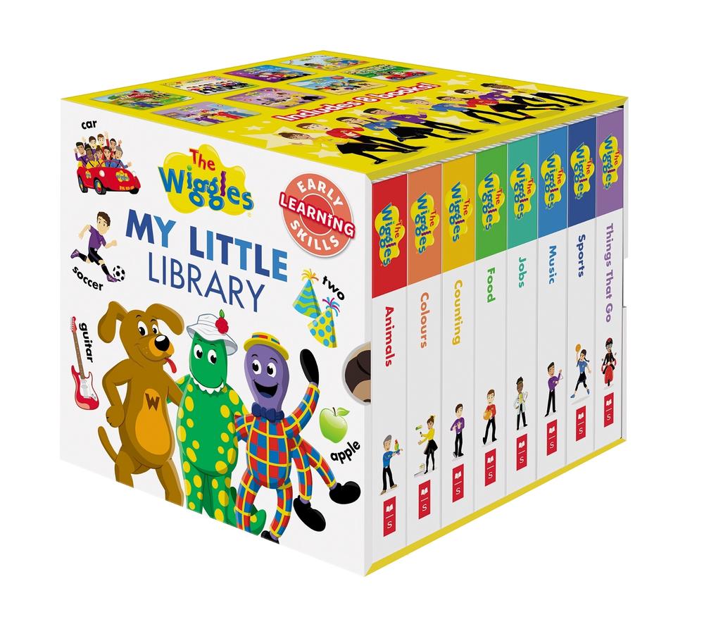 The Wiggles: My Little Early Learning 8-Book Library Cube, Board Book ...
