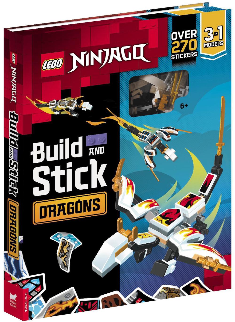 LEGO® NINJAGO® Build and Stick: Dragons by Buster Books, Hardcover ...