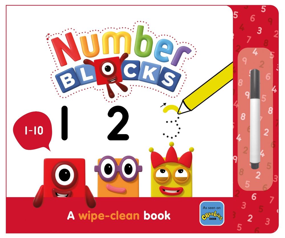 Numberblocks 1-10: A Wipe-Clean Book by Numberblocks, Board Book ...