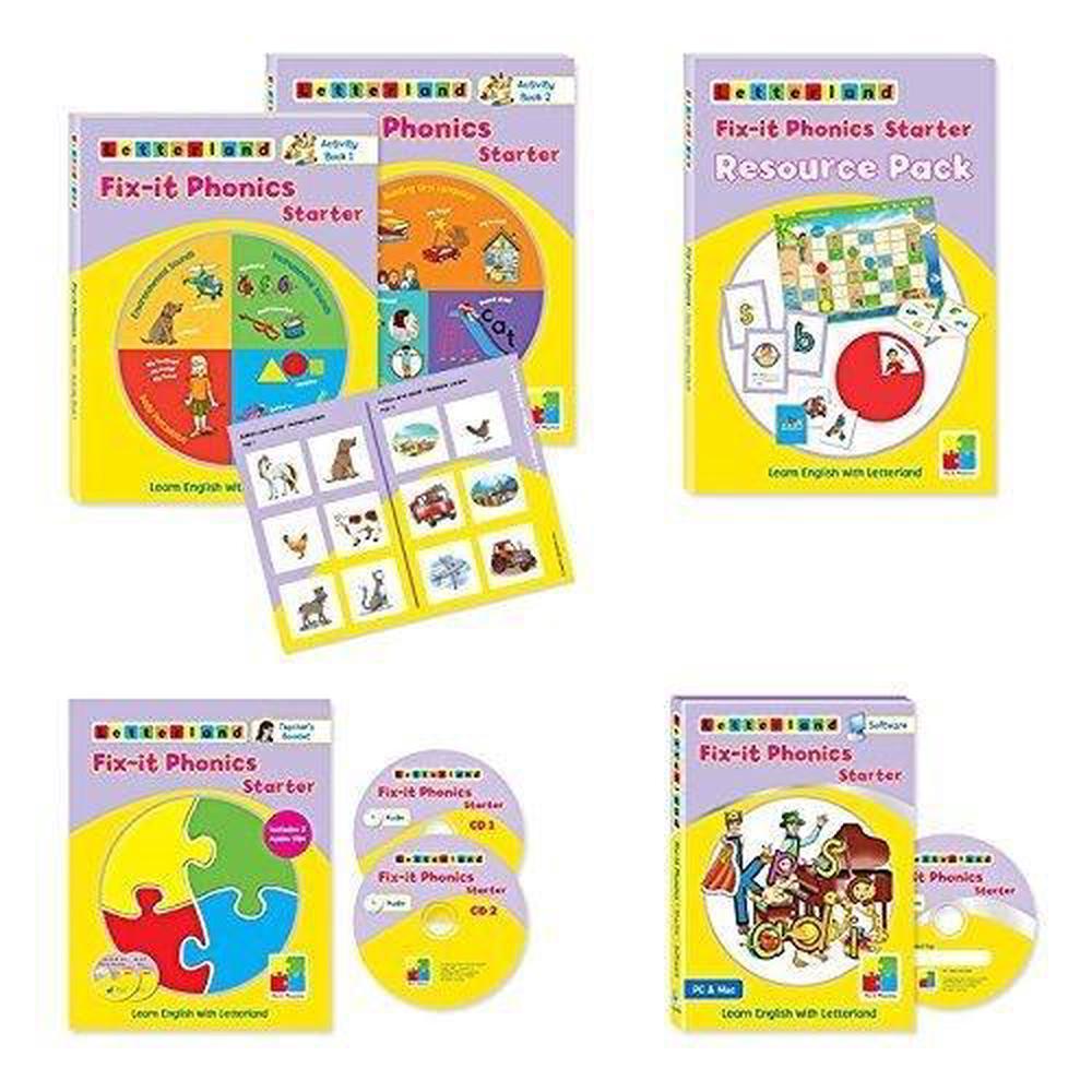 Fix-it Phonics - Starter Level - Teacher's Pack by Lisa Holt, Book ...