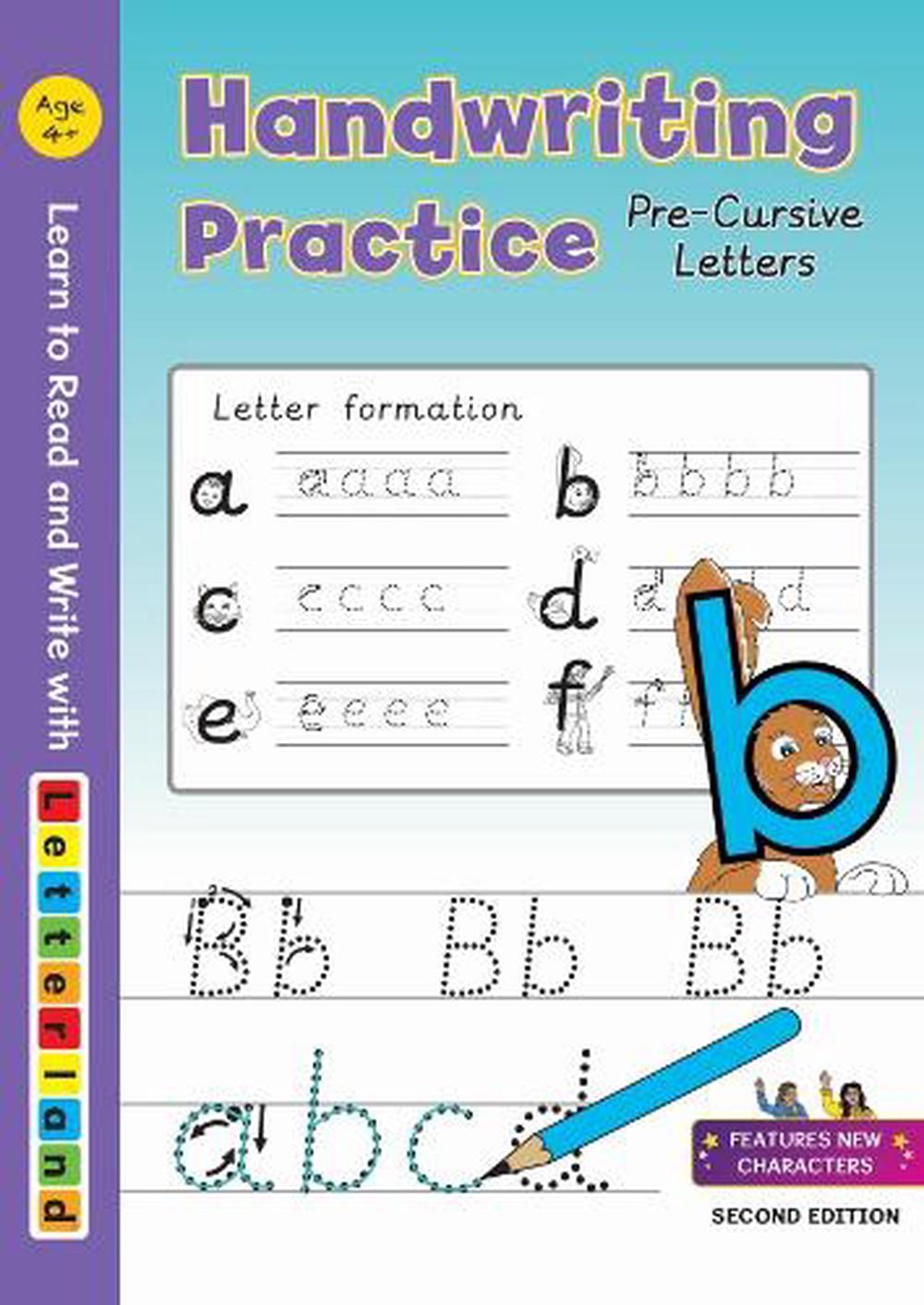 Handwriting Practice - Pre-Cursive Letters by Letterland, Paperback ...