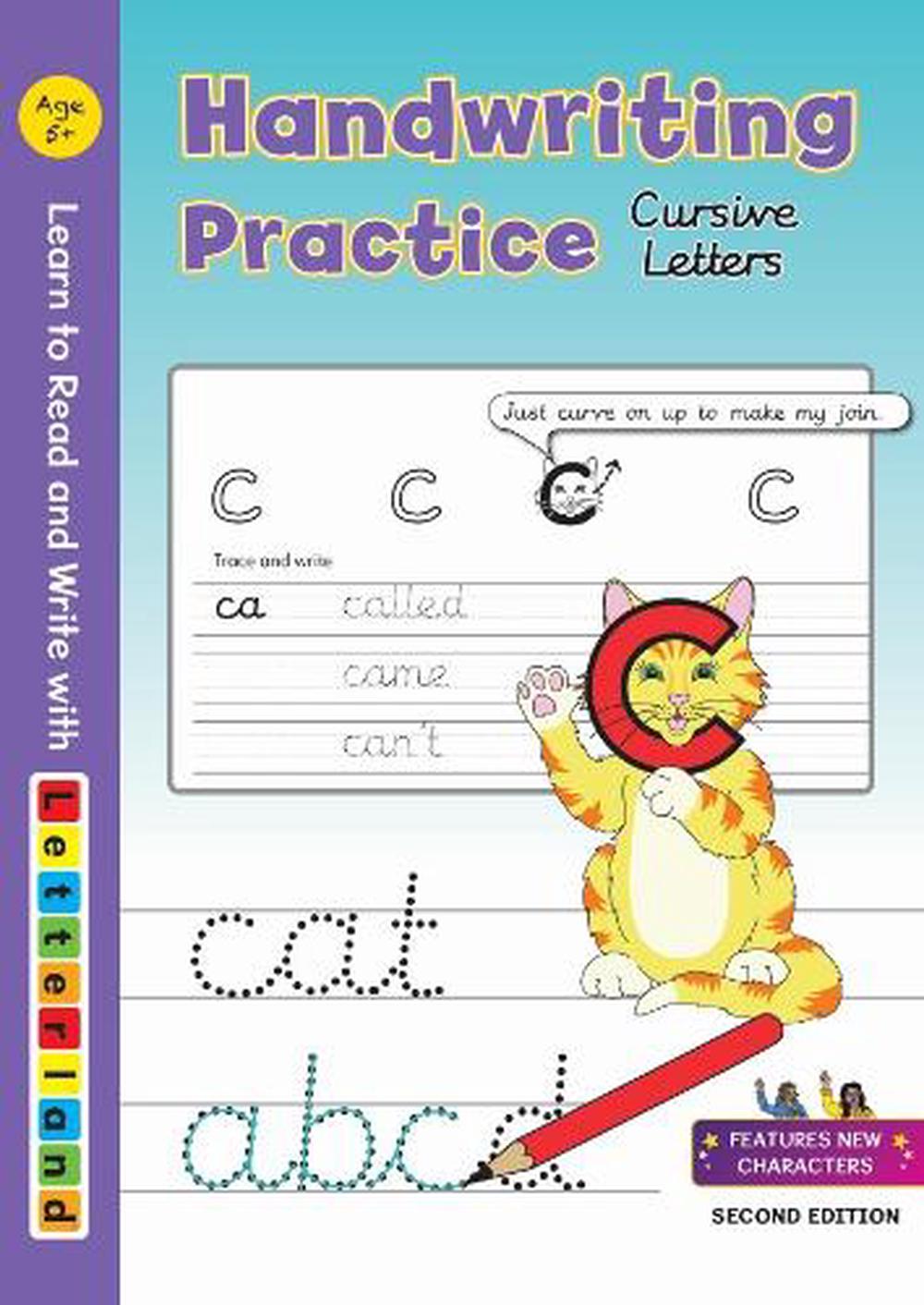 Handwriting Practice - Cursive Letters by Letterland, Paperback ...