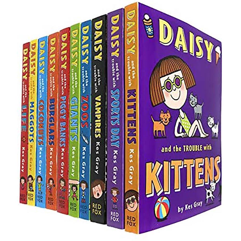Daisy and The Trouble Collection Set, 10 Books by Kes Gray ...
