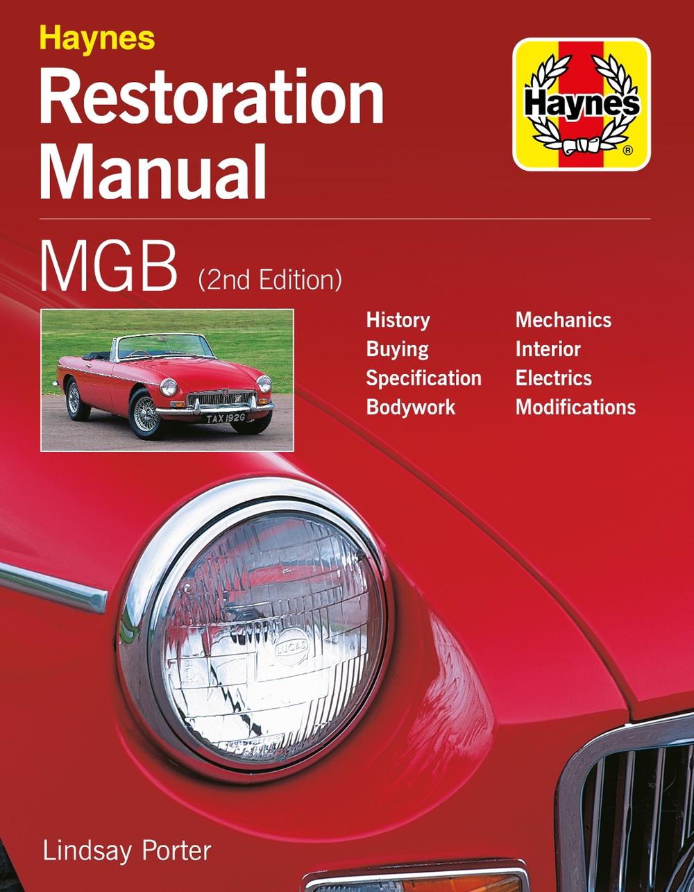 MGB Restoration Manual by Lindsay Porter, Paperback, 9781785218552 ...
