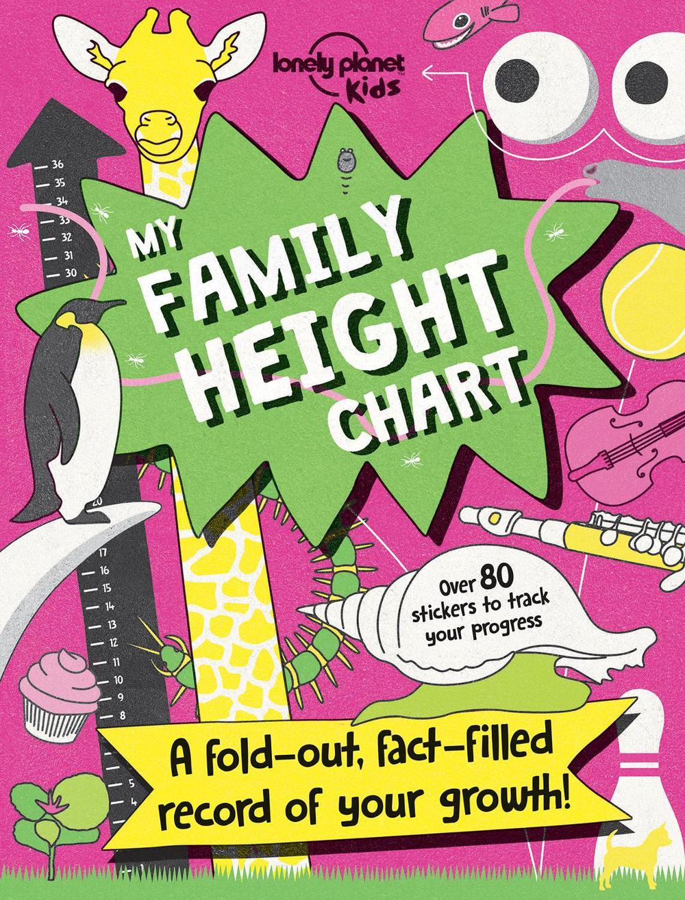 Family Height Chart, My by Lonely Planet by Lonely Planet Kids ...
