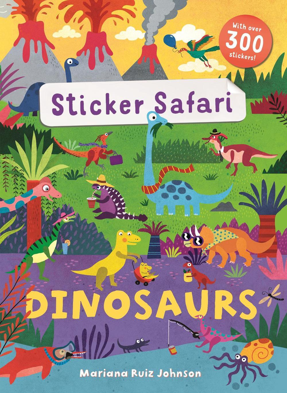 Sticker Safari: Dinosaurs by Mandy Archer, Paperback, 9781787410701 ...