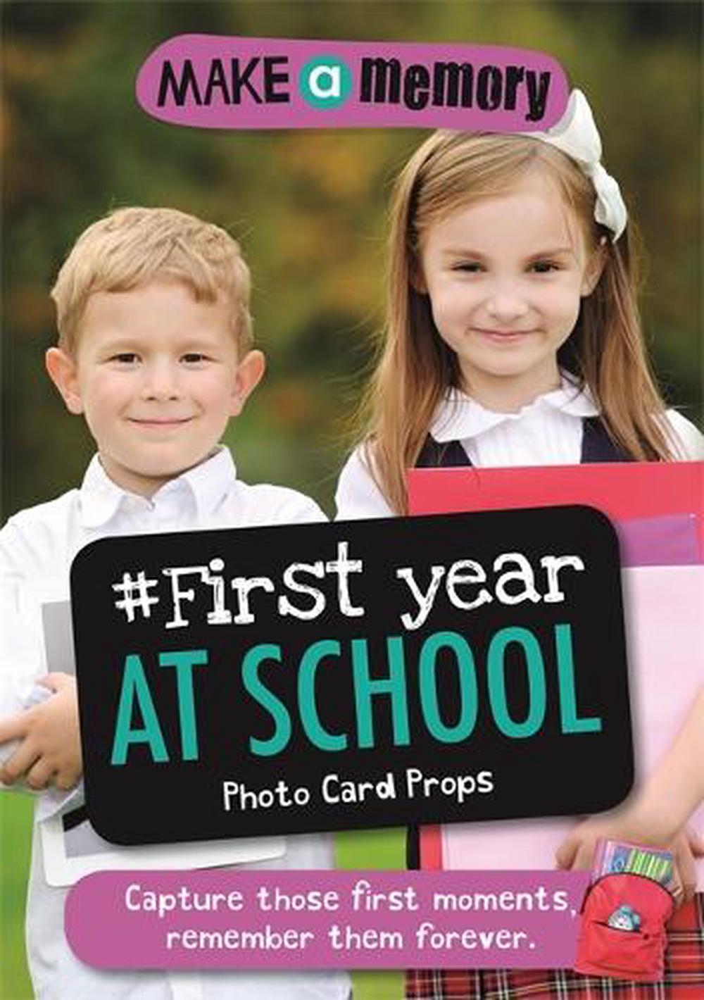 Bonnier Books Ltd Make a Memory #First Year at School Photo Card Props ...
