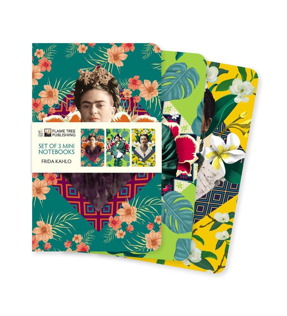 Flame Tree Studio Frida Kahlo Set of 3 Mini Notebooks | Buy online at ...