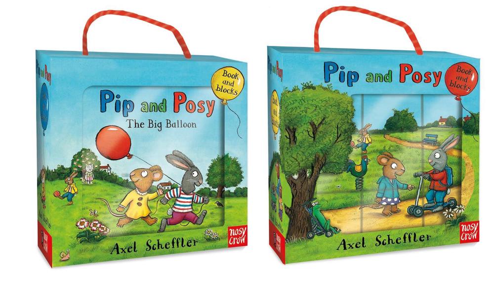 Pip and Posy Book and Blocks Set by Axel Scheffler, Board Books ...