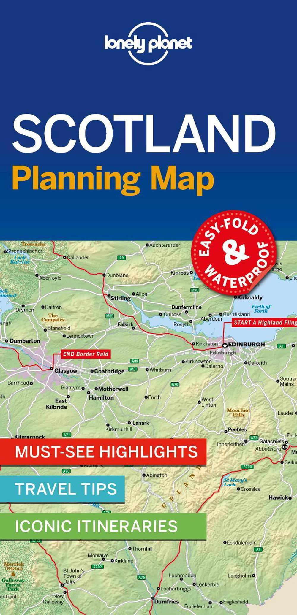 Lonely Planet Scotland Planning Map by Lonely Planet, Folded ...