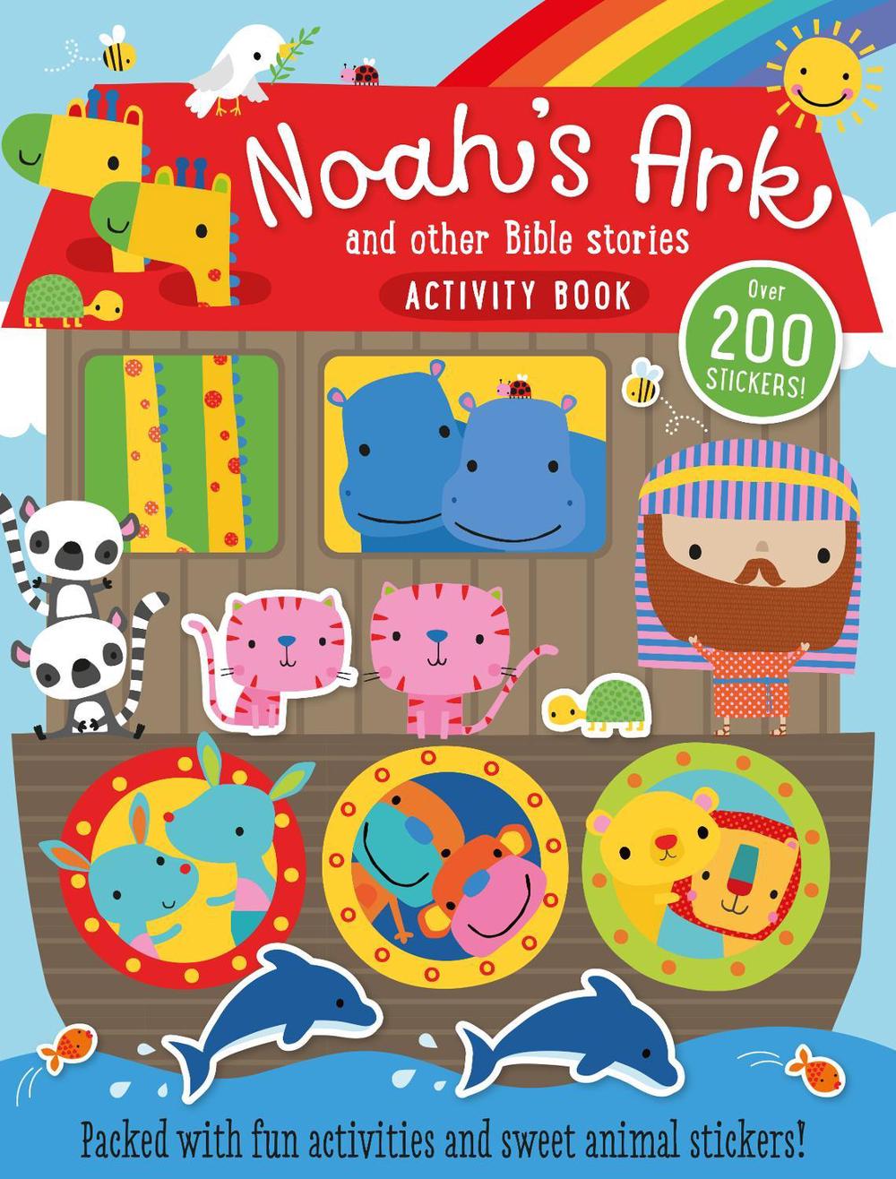 Noah's Ark and Other Bible Stories Activity Book, Paperback ...