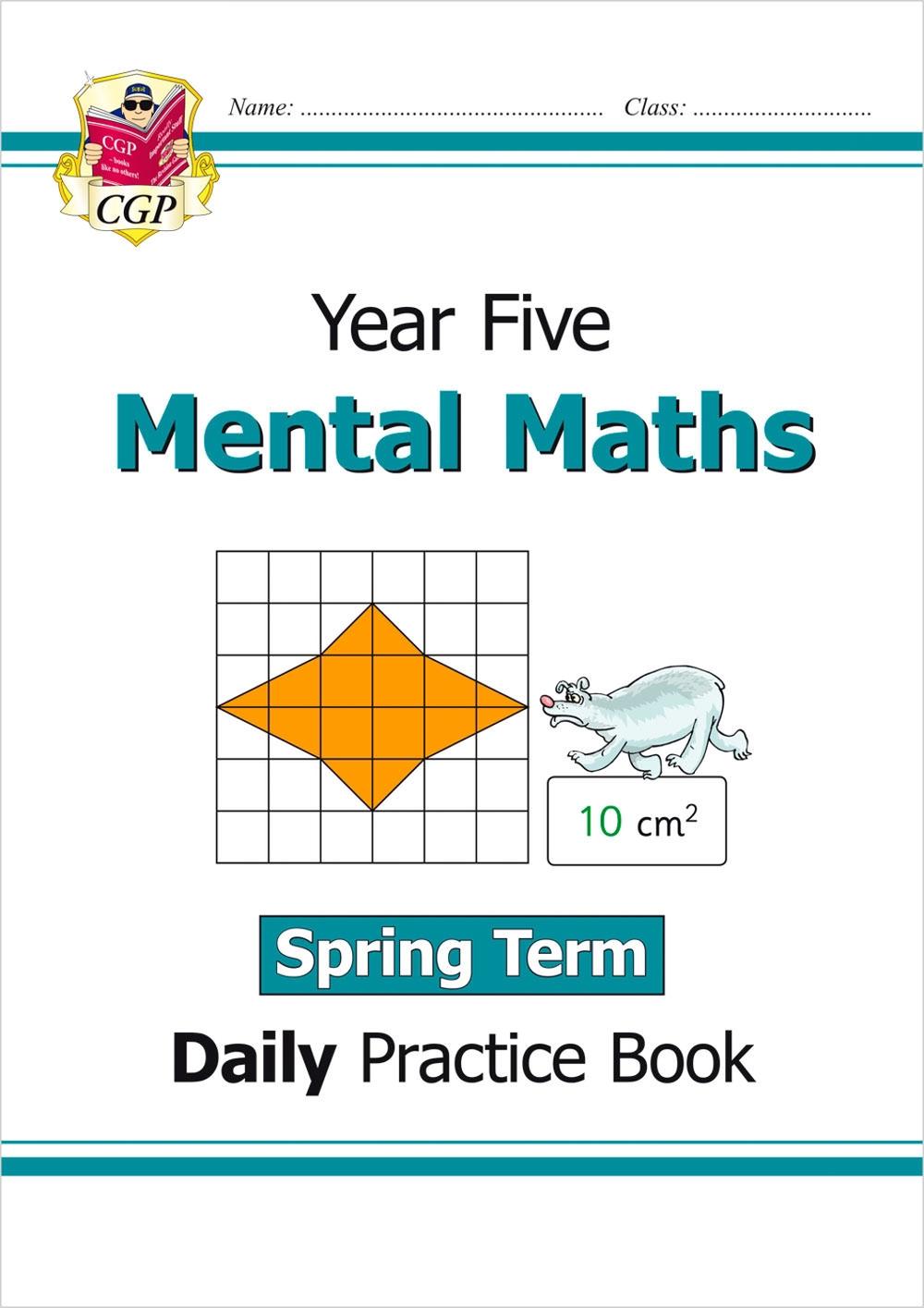 KS2 Mental Maths Year 5 Daily Practice Book: Spring Term by CGP Books ...