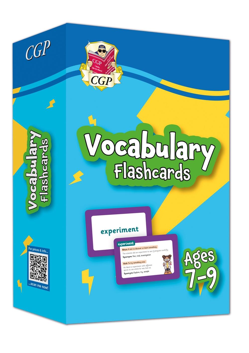 Vocabulary Flashcards for Ages 7-9 by CGP Books, Hardcover ...