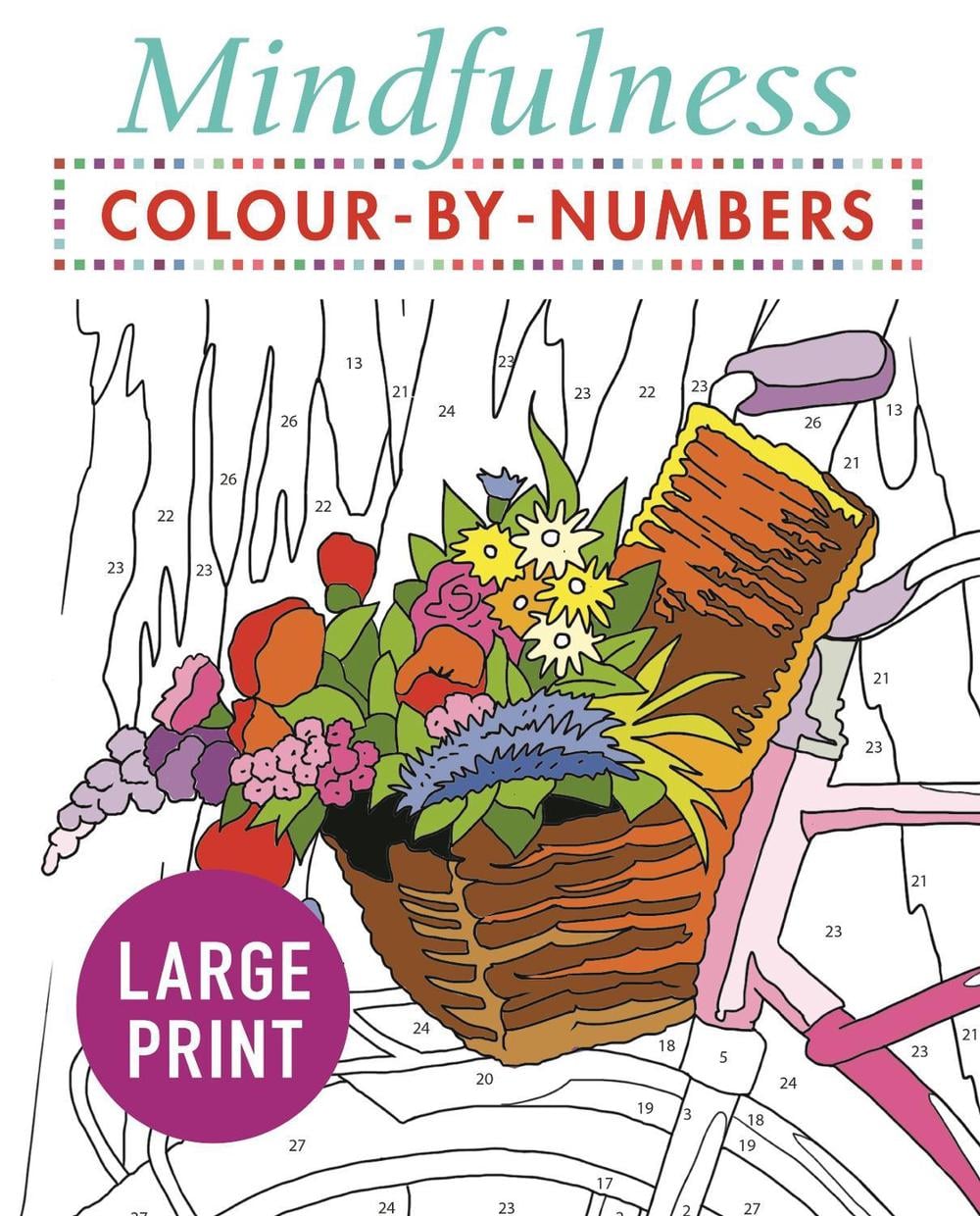 Mindfulness Colour-by-Numbers Large Print | Buy online at The Nile