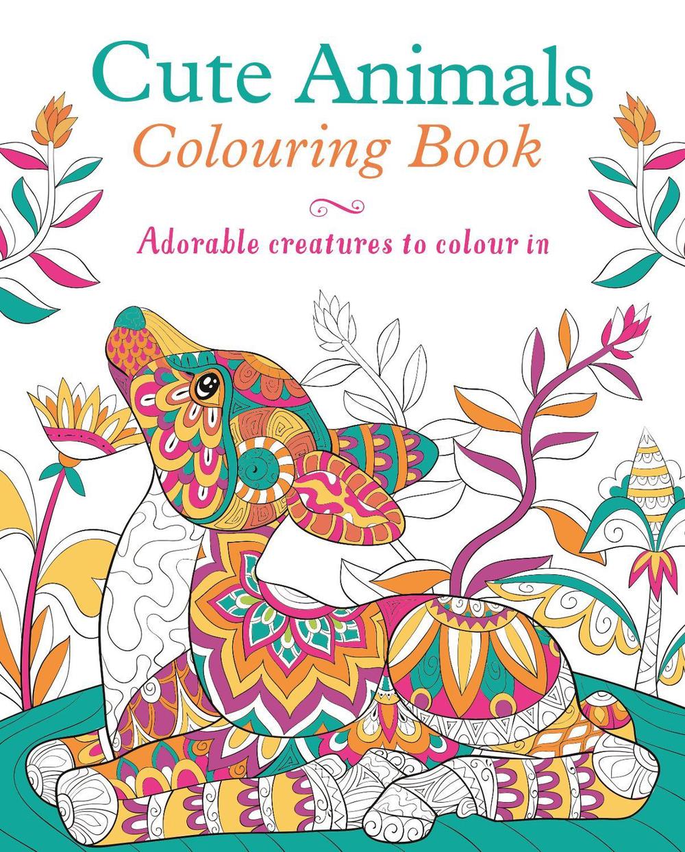 Arcturus Cute Animals Colouring Book | Buy online at The Nile
