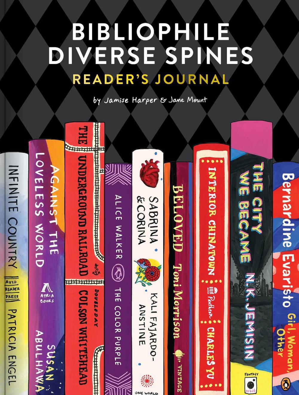 Jane Mount, Jamise Harper Bibliophile Diverse Spines Reader's Journal ...