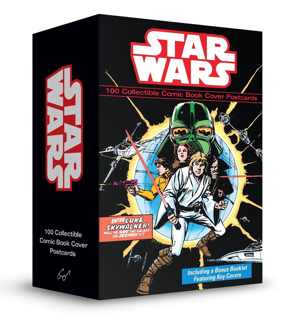 Star Wars 100 Collectible Comic Book Cover Postcards by LucasFilm Ltd ...