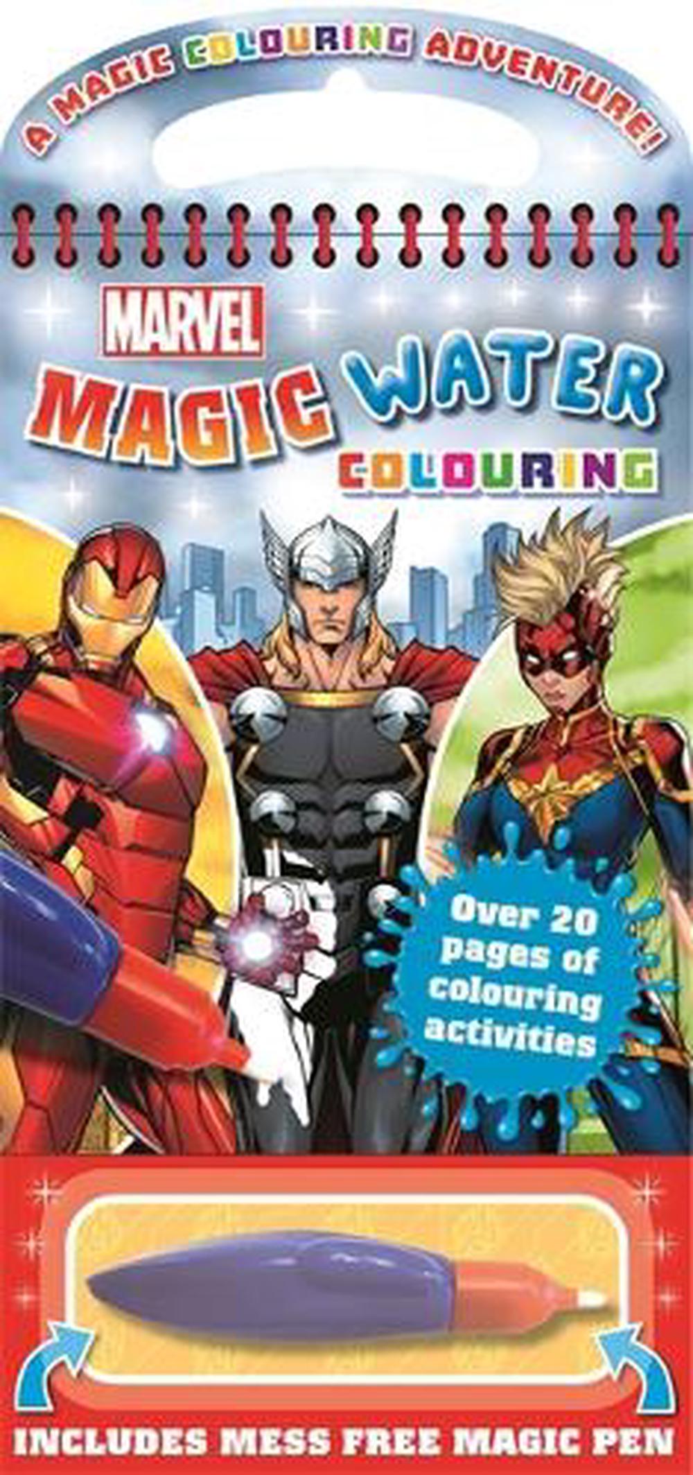 Marvel Avengers: Magic Water Colouring by Autumn Publishing, Hardcover ...