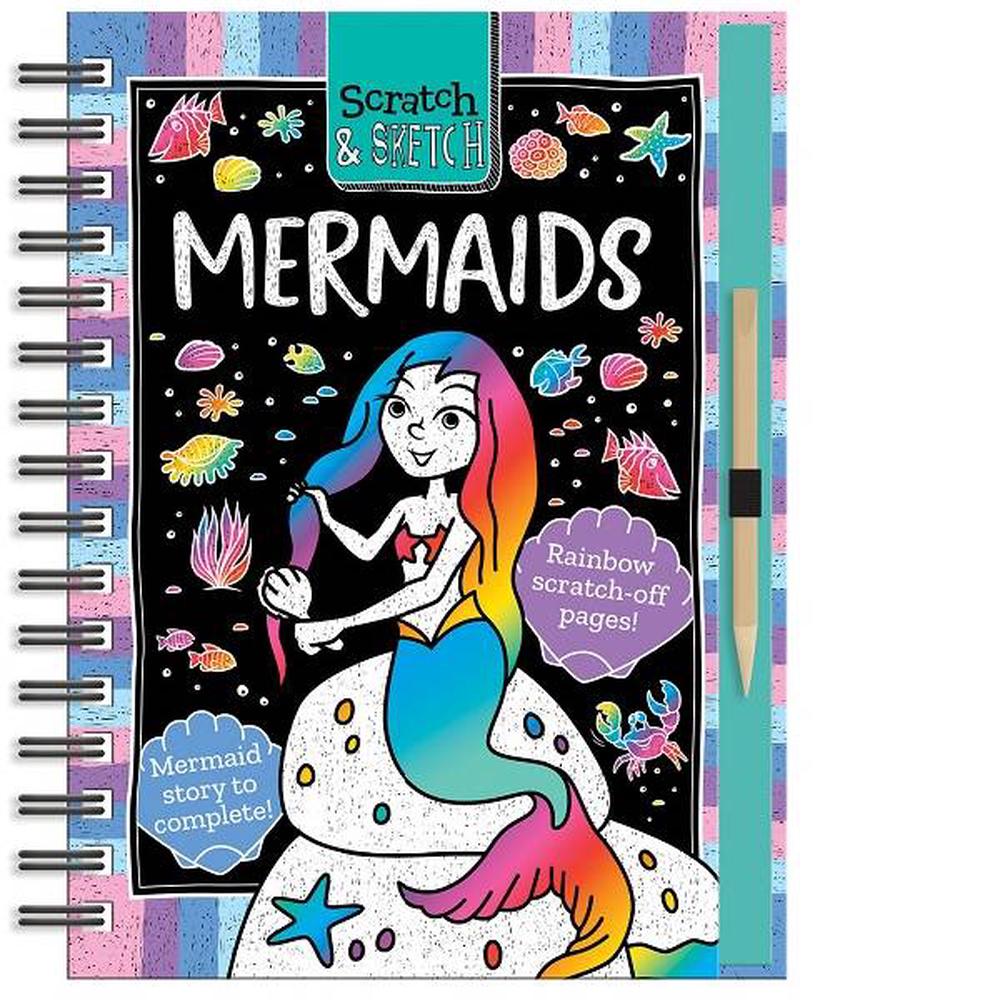 Blue Duck Books Scratch & Sketch - Mermaids | Buy online at The Nile