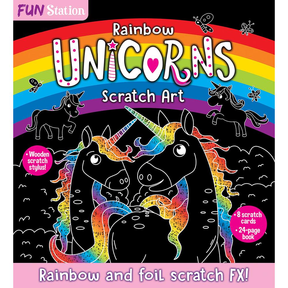 Top That Publishing Rainbow Unicorn Scratch Art | Buy online at The Nile