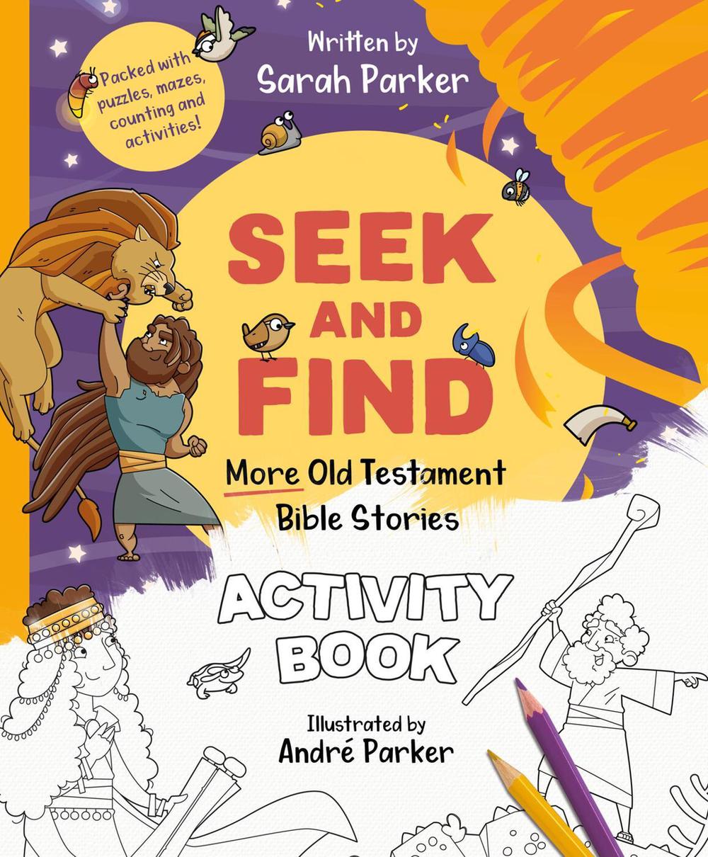 Seek and Find: More Old Testament Bible Stories Activity Book by Sarah ...