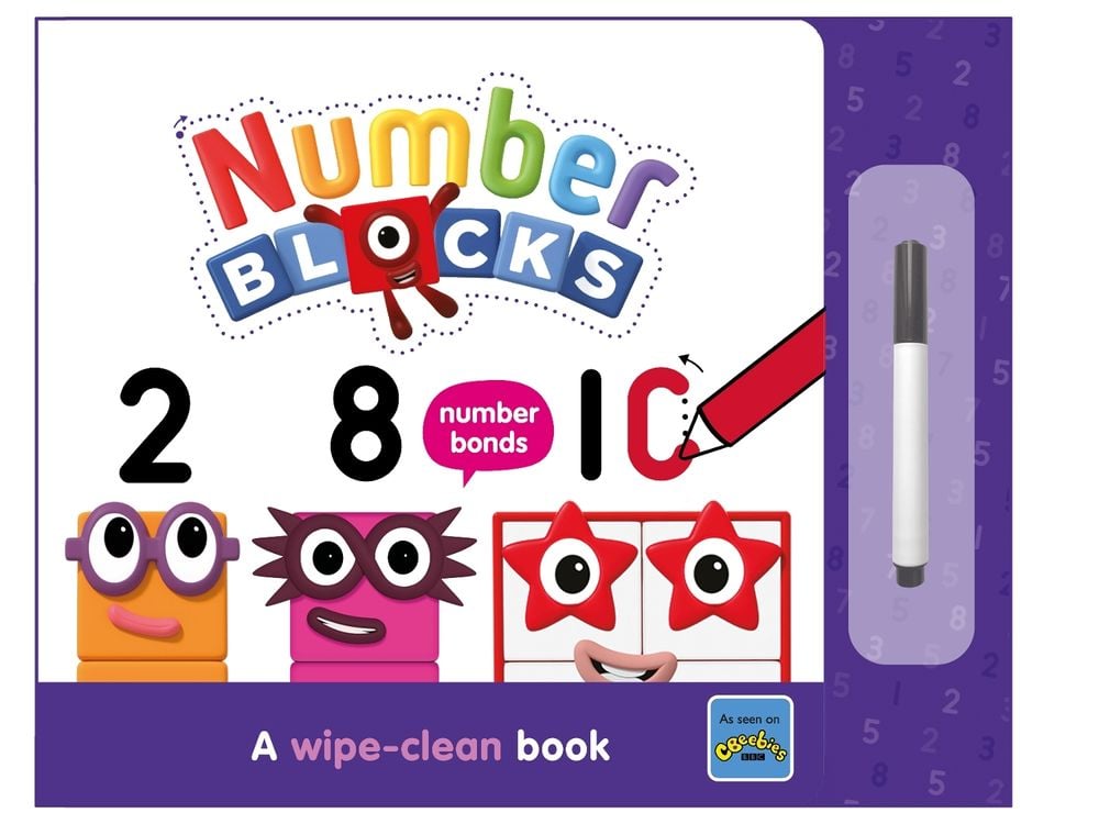 Numberblocks Number Bonds: A Wipe-Clean Book by Sweet Cherry Publishing ...