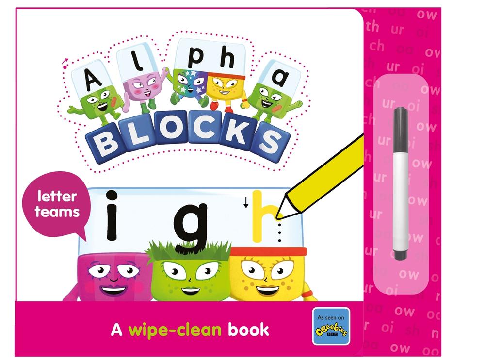 Alphablocks Letter Teams: A Wipe-Clean Book by Sweet Cherry Publishing ...
