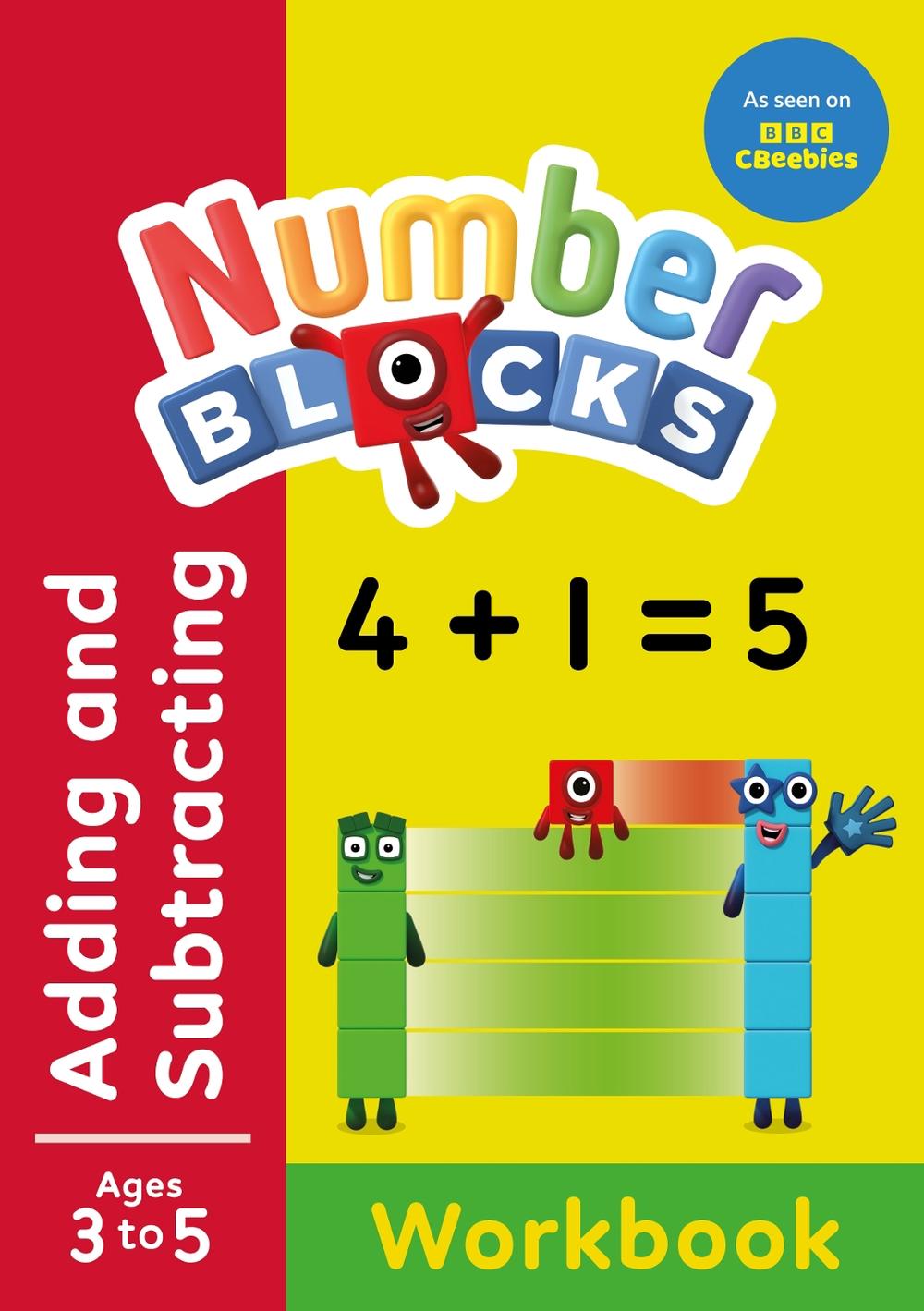 Numberblocks Adding and Subtracting (Red Level Workbook) by Numberblocks, Paperback ...