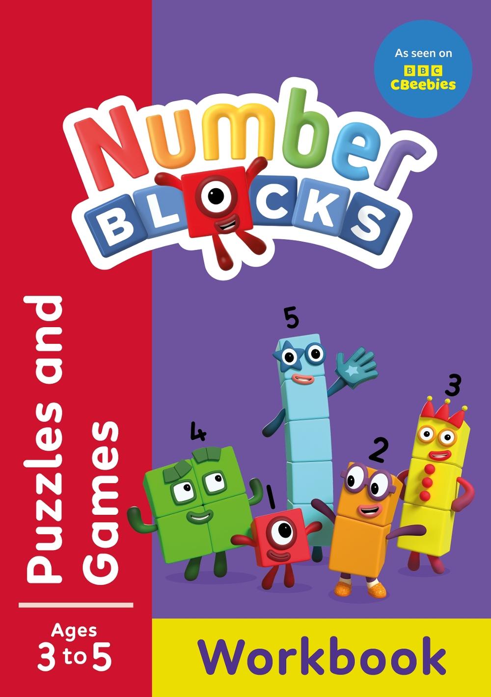 Numberblocks Puzzles and Games (Red Level Workbook) by Numberblocks ...