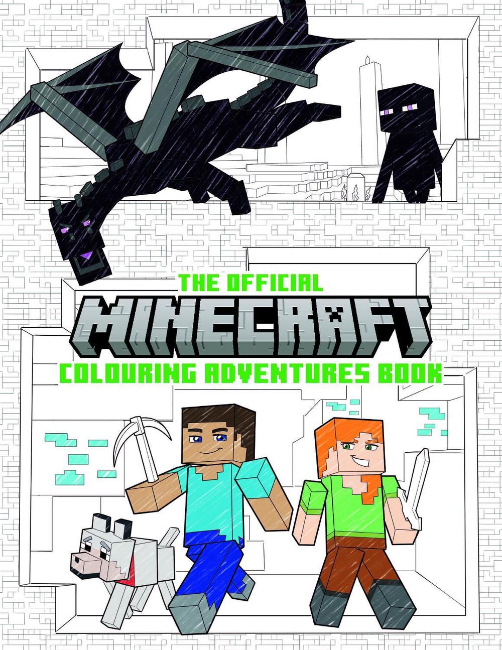 The Official Minecraft Colouring Adventures Book by Titan Books ...
