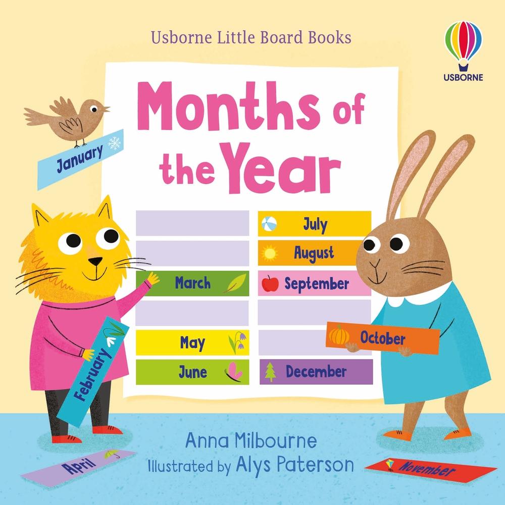 Little Board Books Months of the Year by Anna Milbourne, Board Book ...
