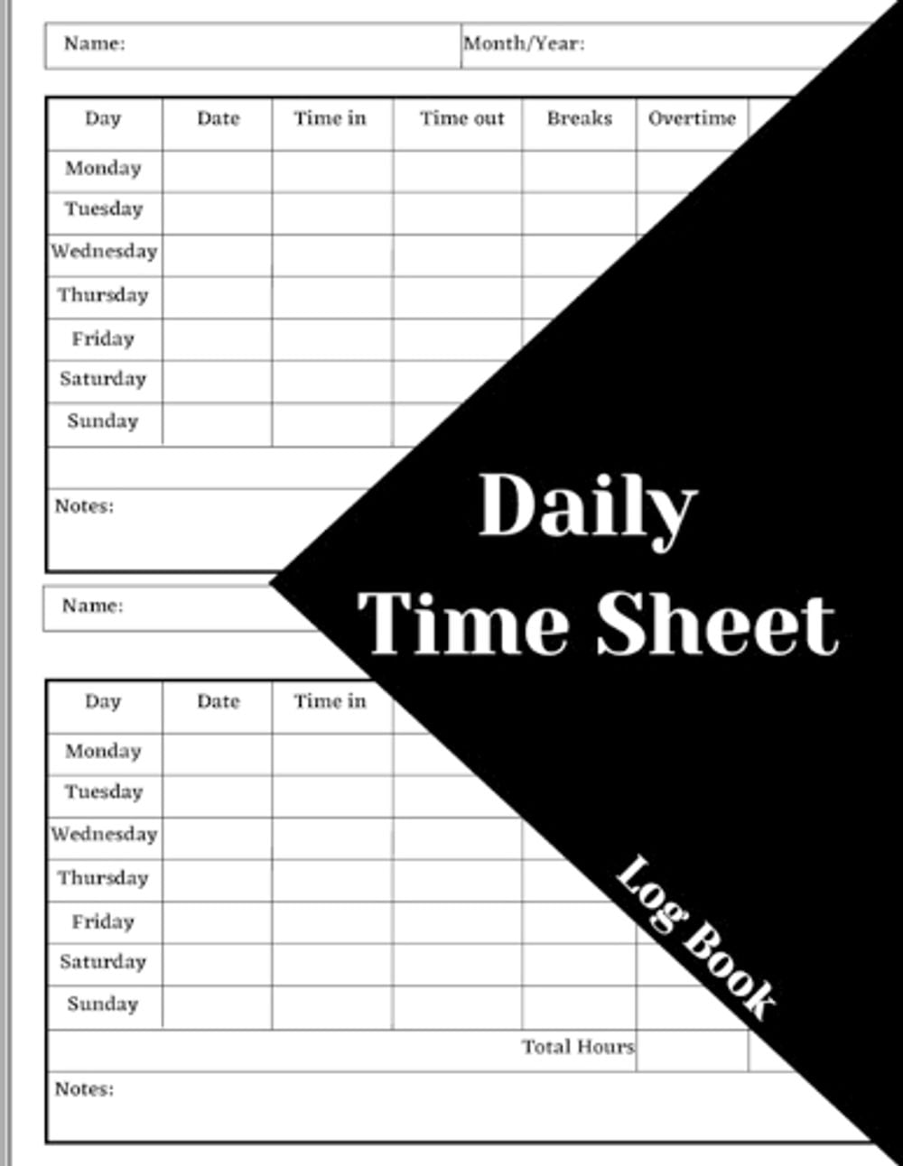 Daily Time Sheet Log Book by Celina Ehler, Paperback, 9781803852546 ...