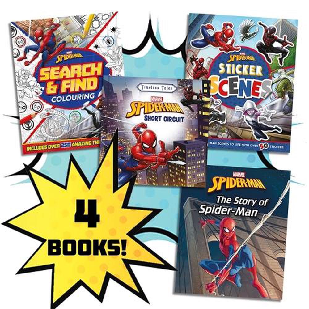 Marvel Spider-Man Story Book and Activity Book Set by Marvel ...