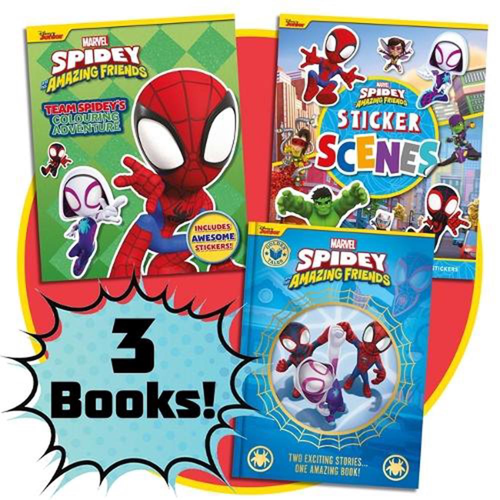 Marvel Spidey and his Amazing Friends Story, Colouring and Activity ...