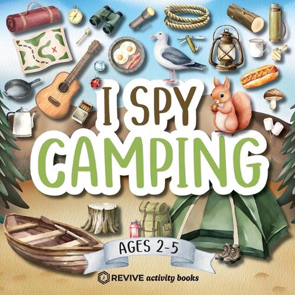 I Spy Camping (Watercolor Artwork) by Revive Activity Books, Paperback ...
