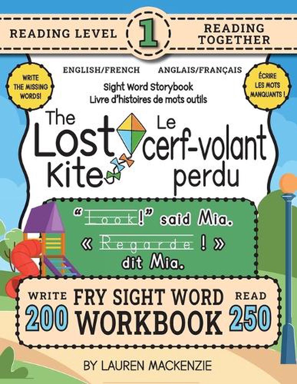 250 Sight Word Storybook, The Lost Kite (Level 1) Bilingual English ...