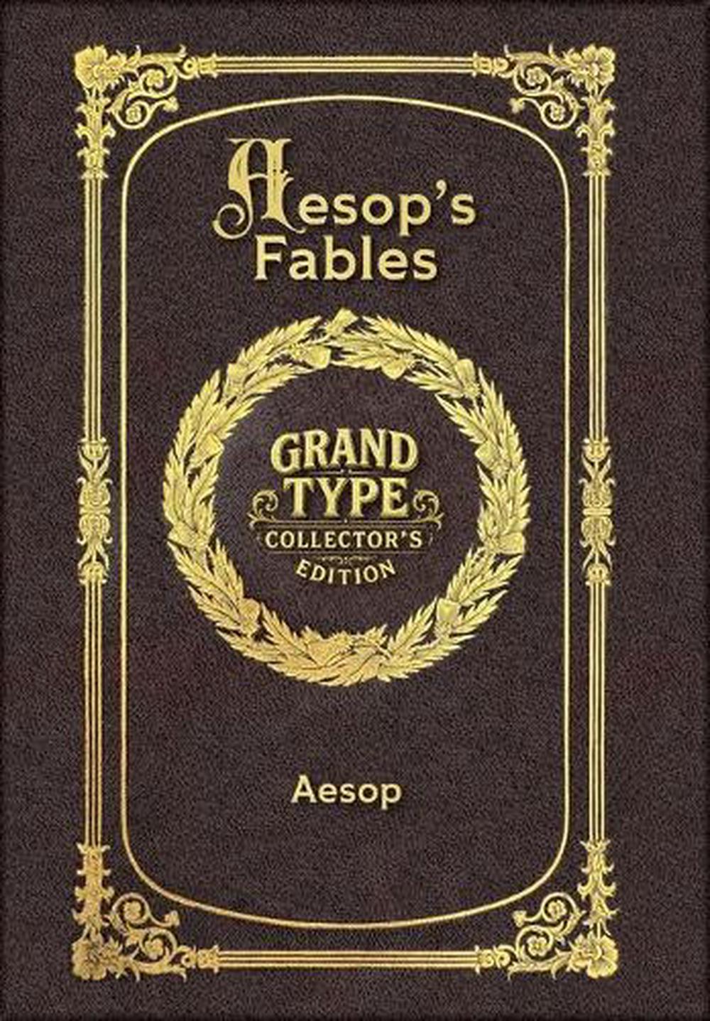 Large Print - Aesop's Fables - Grand Type Collector's Edition - Matte ...