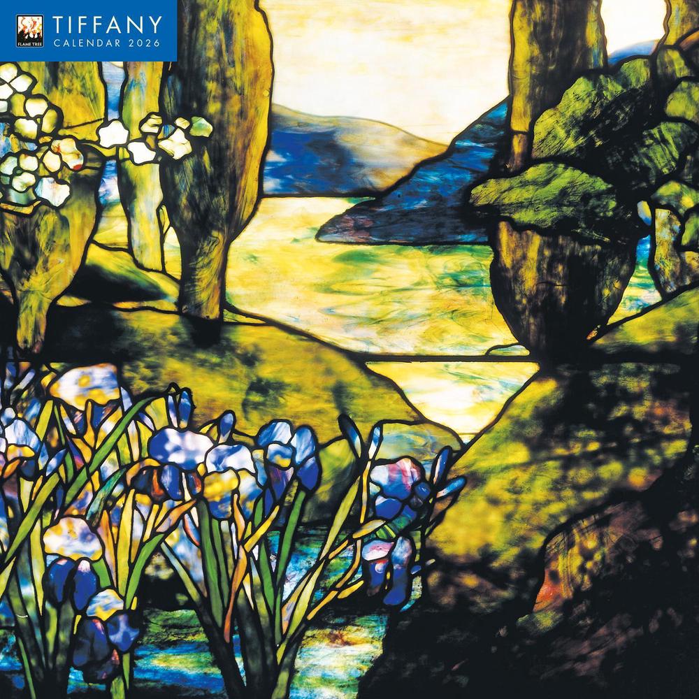 Tiffany Wall Calendar 2026 (Art Calendar) by Flame Tree Studio ...