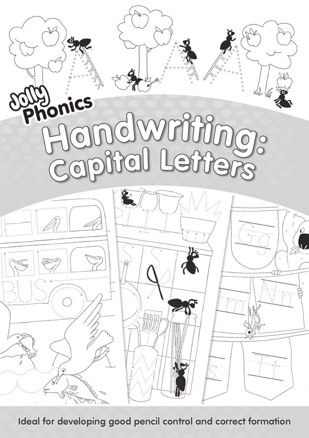 Jolly Phonics Capital Letters Handwriting Book by Jolly Learning ...