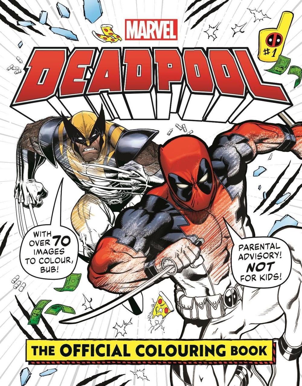 Marvel's Deadpool: The Official Colouring Book by Marvel Entertainment ...