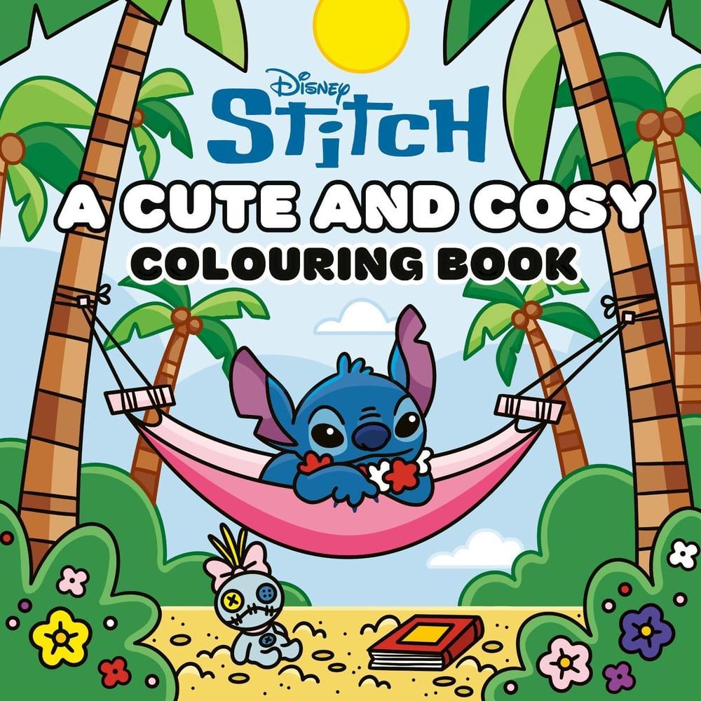 Disney Stitch: A Cute and Cosy Colouring Book by Walt Disney, Paperback ...