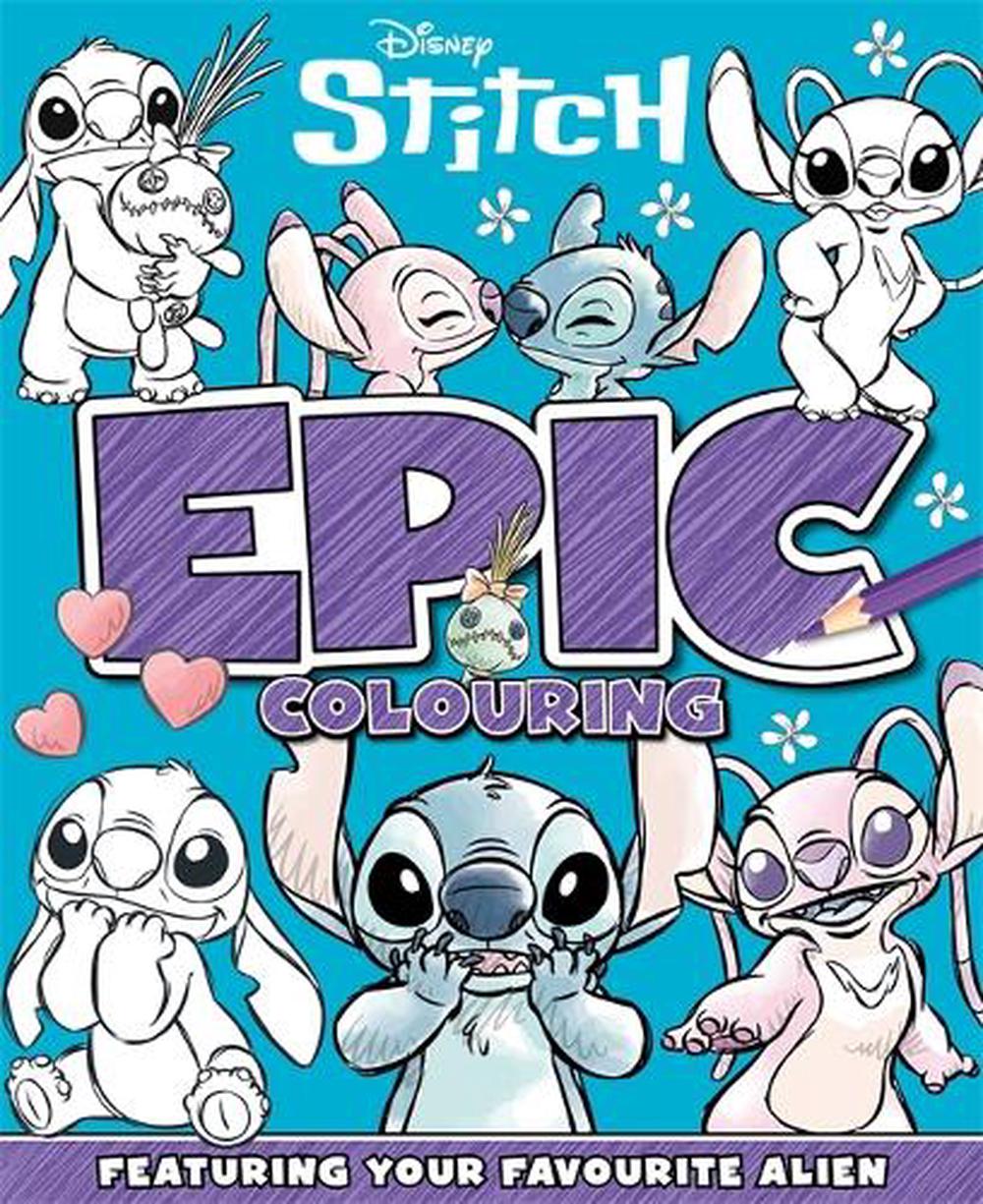 Disney Stitch: Epic Colouring by Walt Disney, Paperback, 9781836503798 ...