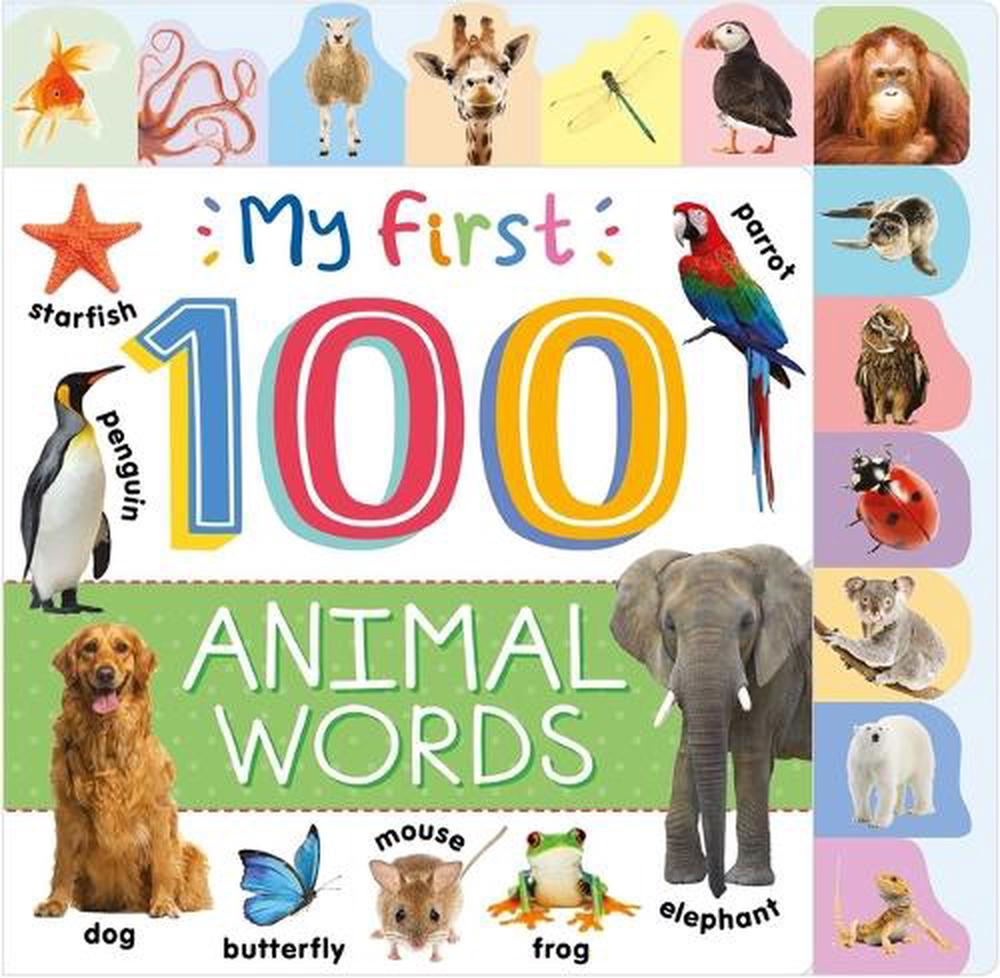My First 100 Animal Words by Igloobooks, Board Book, 9781836504115 ...